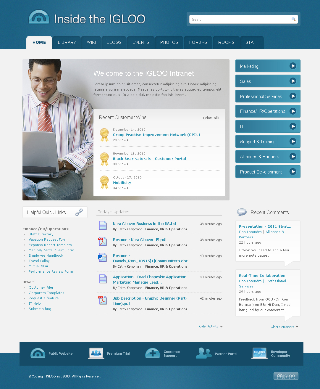 The social intranet | IntranetBlog.com - Intranet design, intranet news, intranet case studies ...